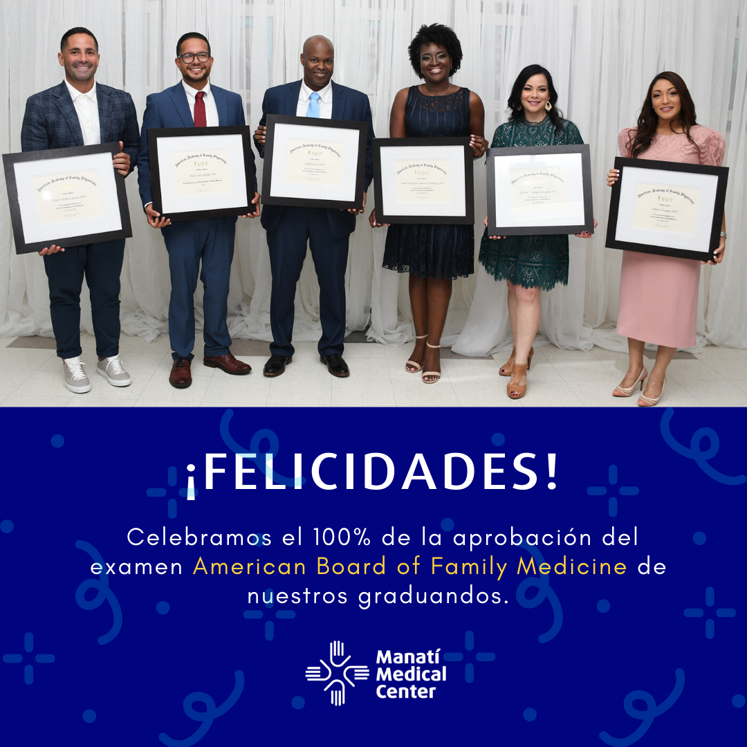 .::Manatí Medical Center » ¡Felicidades graduandos en el 100% de ...