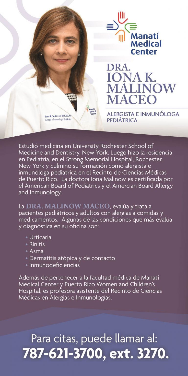 .::Manatí Medical Center » ¡Bienvenida Dra. Iona Malinow Maceo!::.